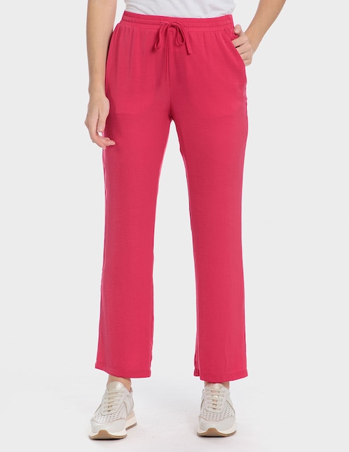 Pants straight Punt Roma con jareta para mujer 1